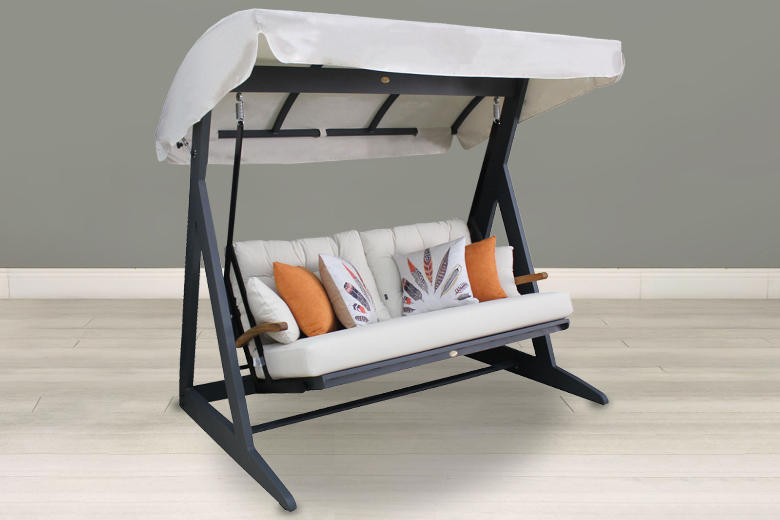 Aluminyum Triangle Yatarlı Salıncak | Bahçe Mobilyaları – Garden Modern ...